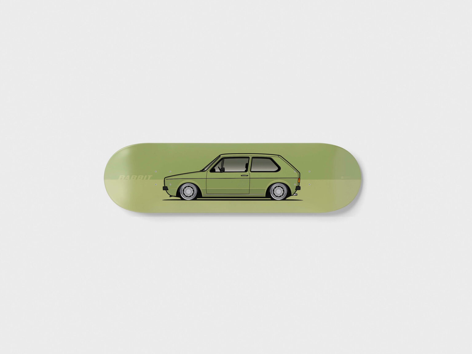 Volkswagen Golf MK1 - Rabbit Skateboard Deck - Shop