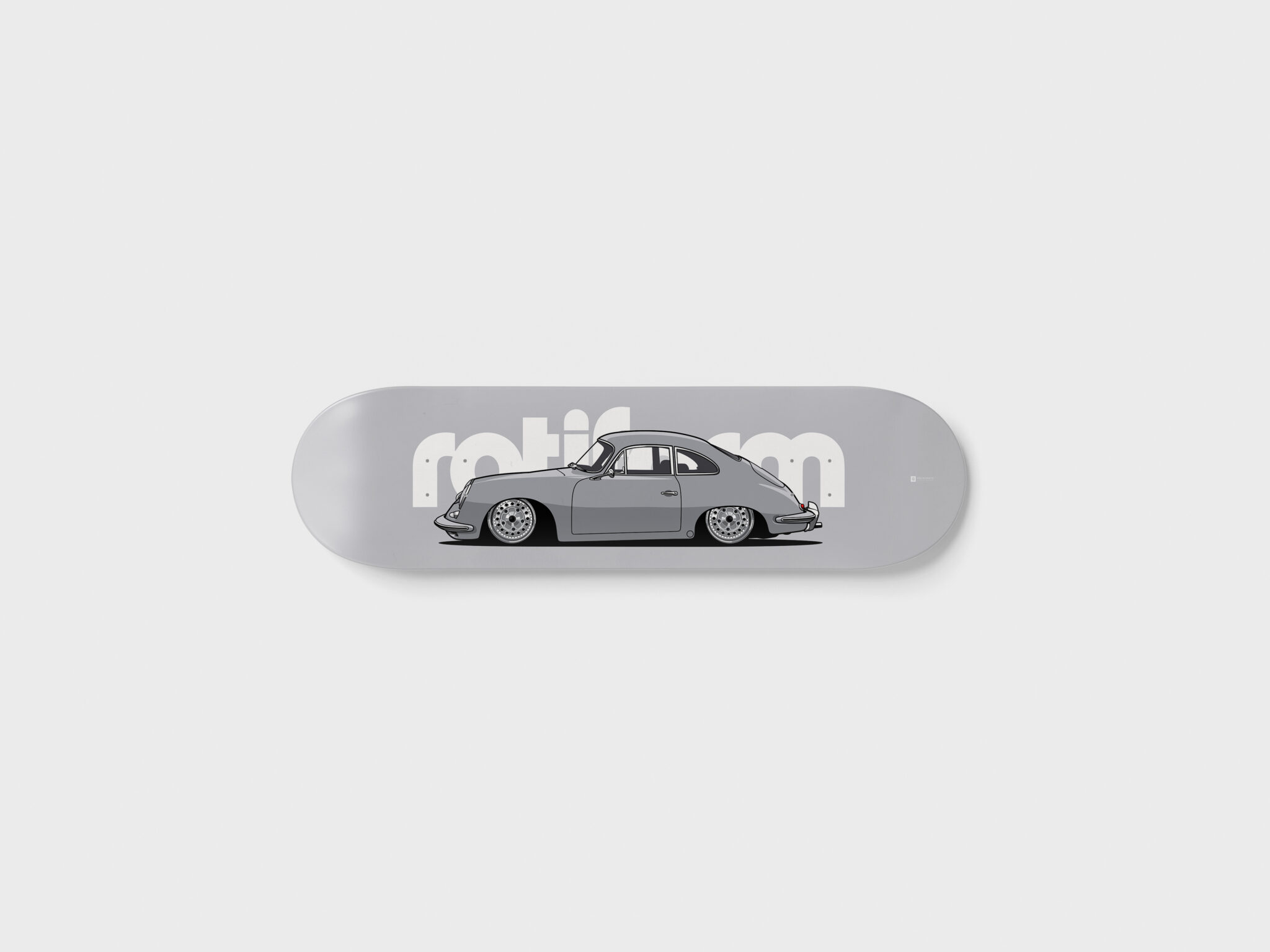 Porsche 356 Rotiform Skateboard Deck - Shop