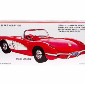 AMT 1960 Chevrolet Corvette 1:25 Scale Model Kit - Shop