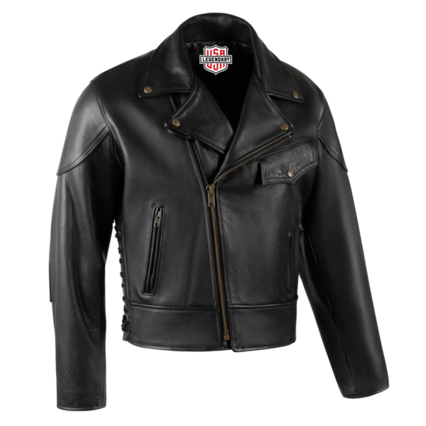 Legendary Black Hills Mens Leather Motorcycle Jacket - Shop