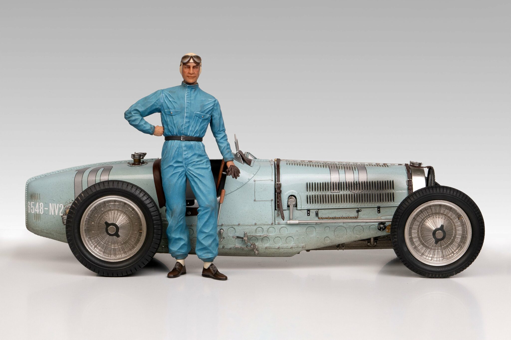 Bugatti Type 59 - 1935 Belgian GP - Jean-Pierre Wimille Figure Edition ...