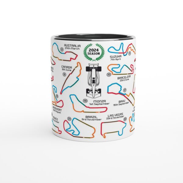 2024 Formula 1 Calendar Mugs - F1 2024 Season Fixture Mugs - All F1 ...