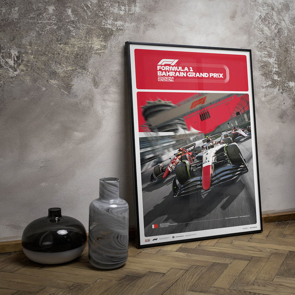 Formula 1 Bahrain Grand Prix 2024 Poster - Shop